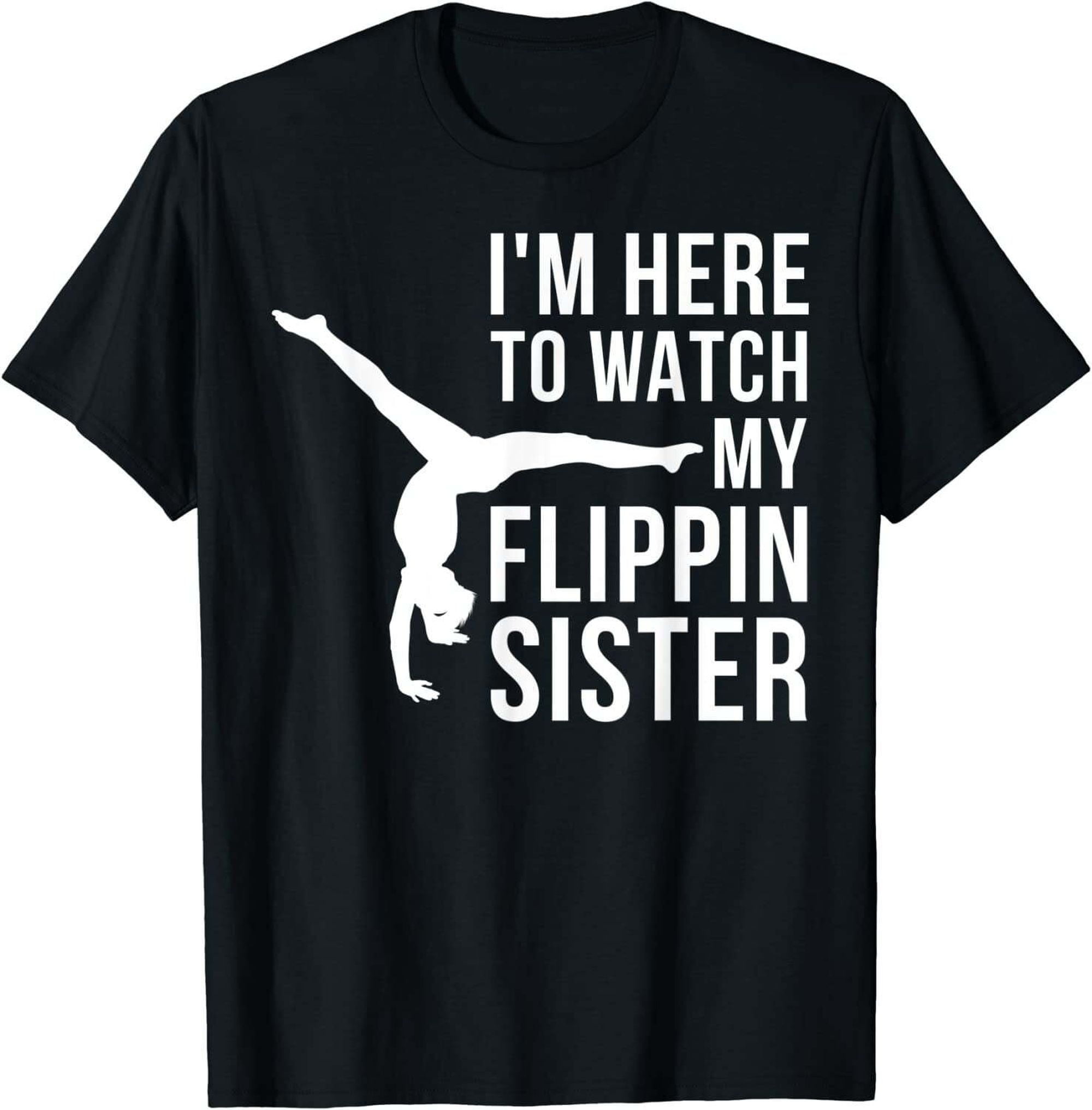 Cheer on Your Gymnastics Superstar with Our Supportive Sibling Tee ...