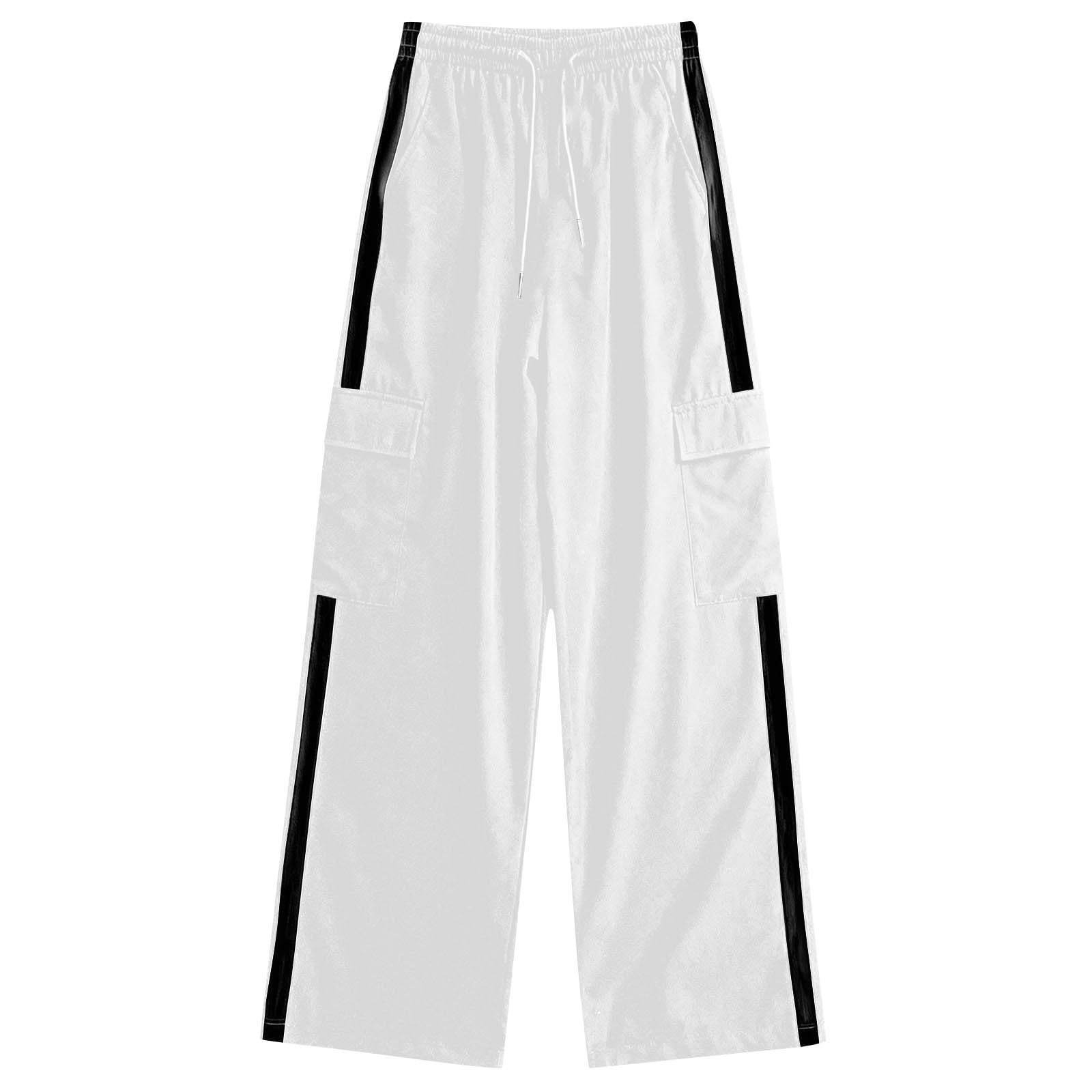 CheerKidz Boys Girls Elastic Waist Wide Leg Corduroy Pants Straight Leg ...