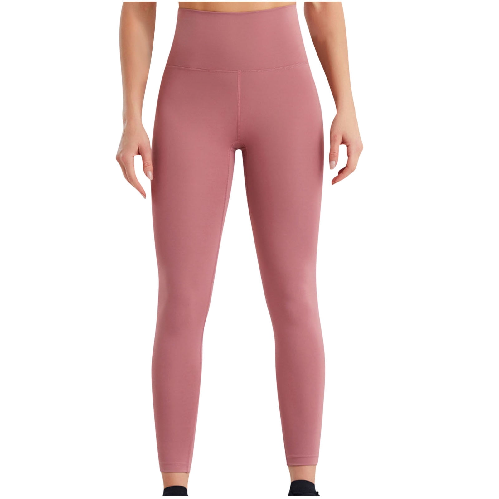 CheerKidz High Waisted Workout Leggings for Women Tummy Control Solid ...