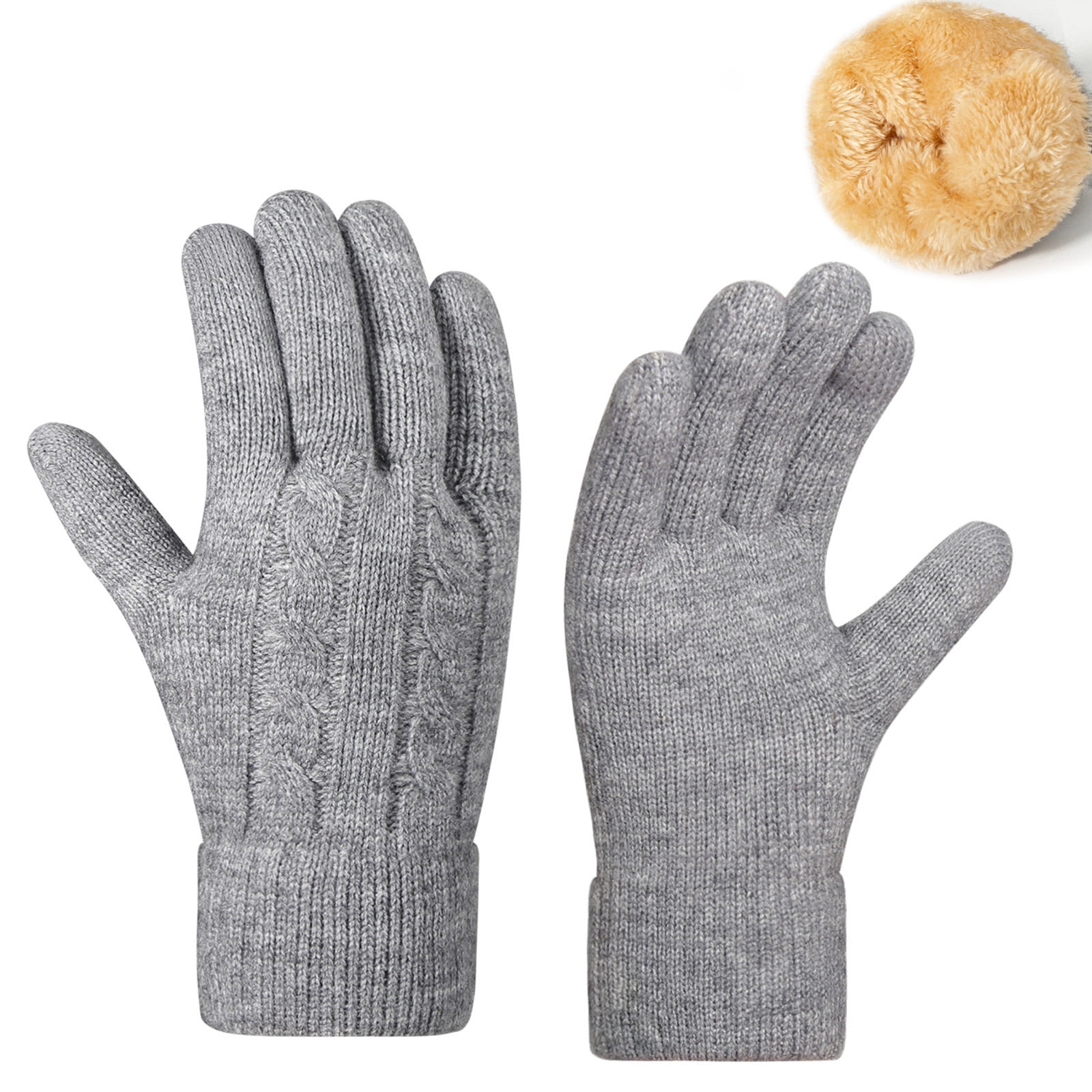 CheerKidz Winter Gloves For Men and Women Touch Screen Thermal Warm ...