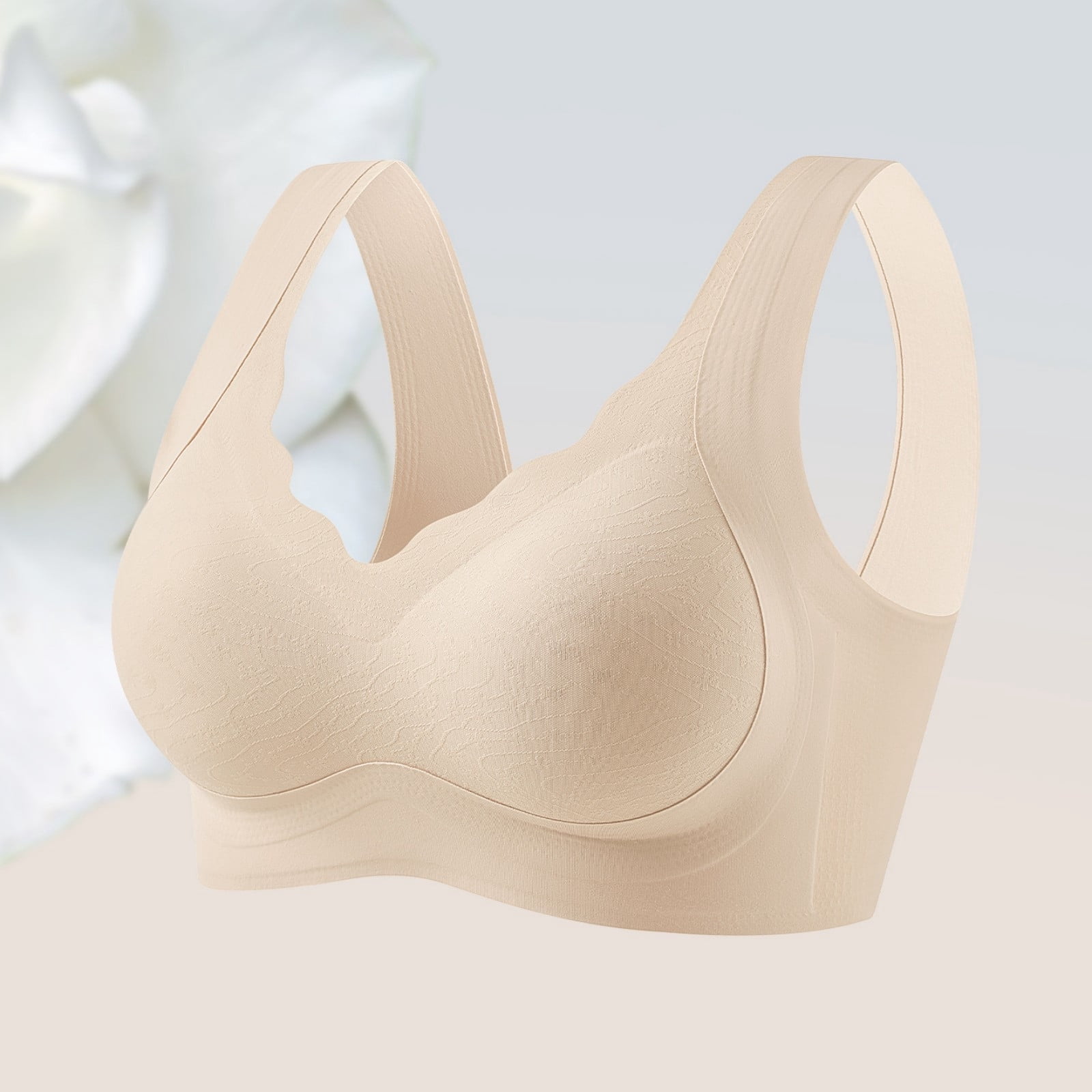 CheerKidz Women's Seamless Mesh Bra with Soft Support and Lifting ...