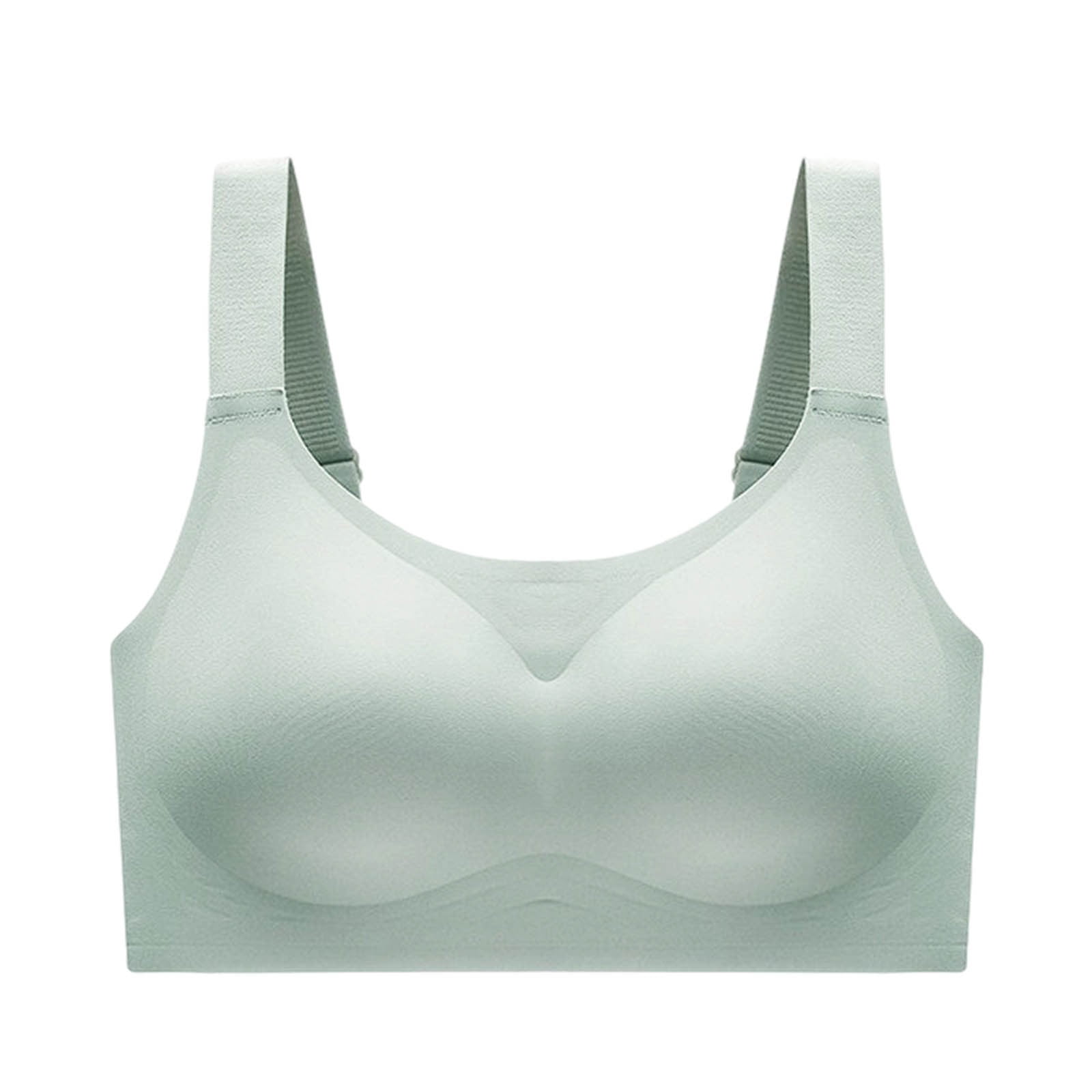 CheerKidz Women's Solid Color Bra with Chest Cushion - No Steel Support ...
