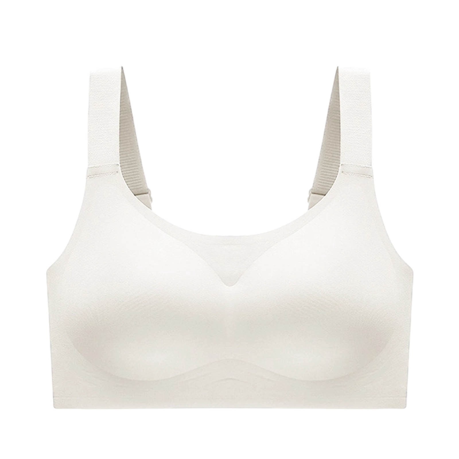 CheerKidz Women's Solid Color Bra with Chest Cushion - No Steel Support ...