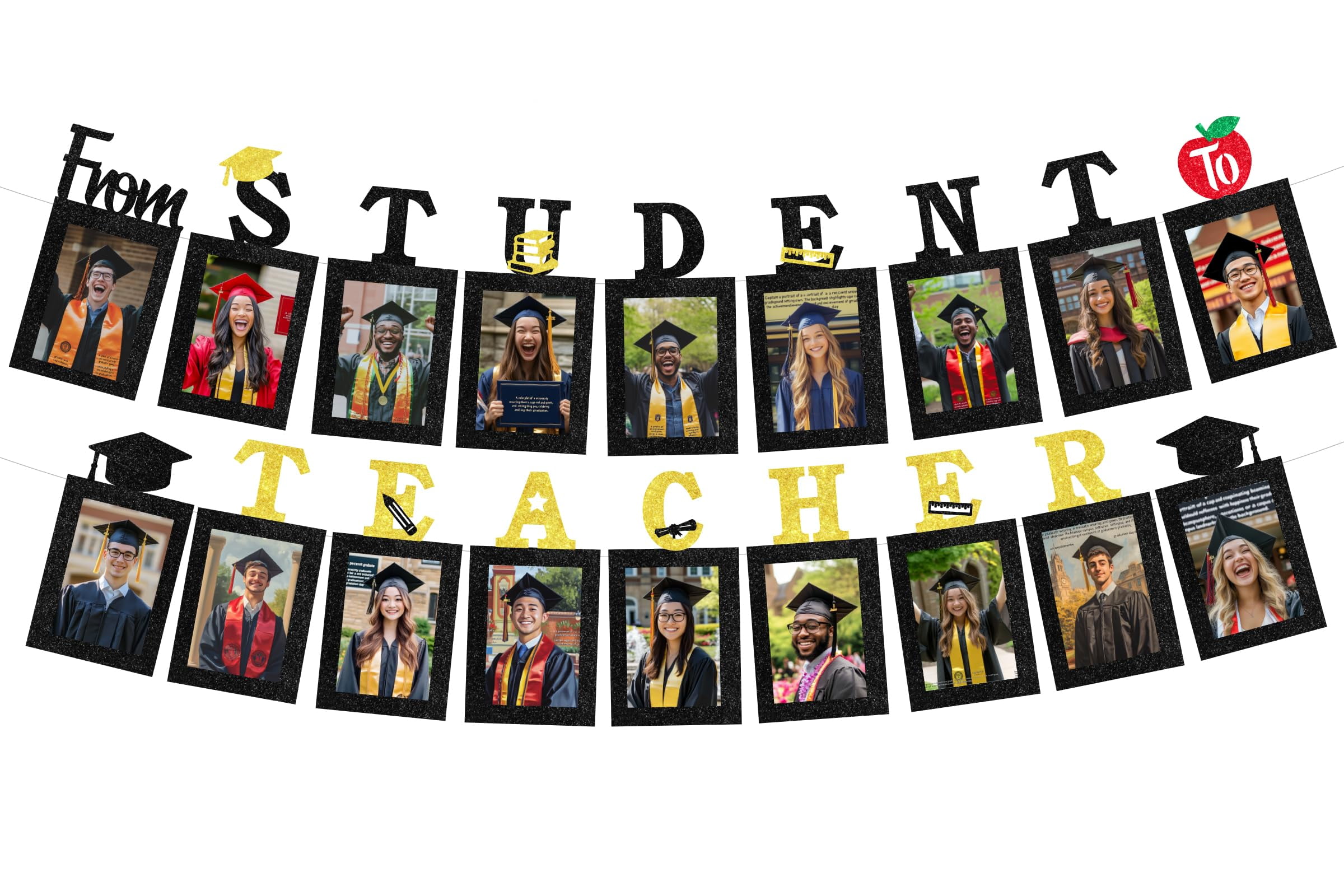 Cheereveal Graduation Decorations Class DHF10 of 2025 - Teacher ...