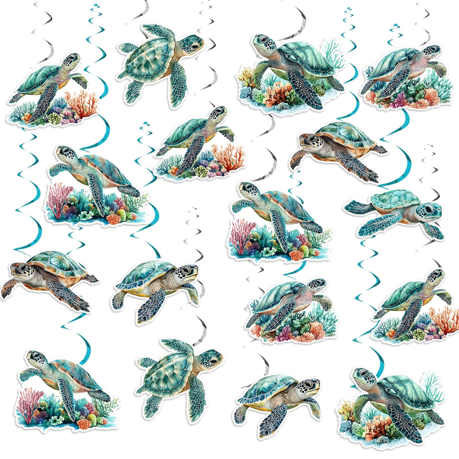 Cheereveal Sea TurtleTRDN Party Decorations, Sea Turtle Theme Hanging ...