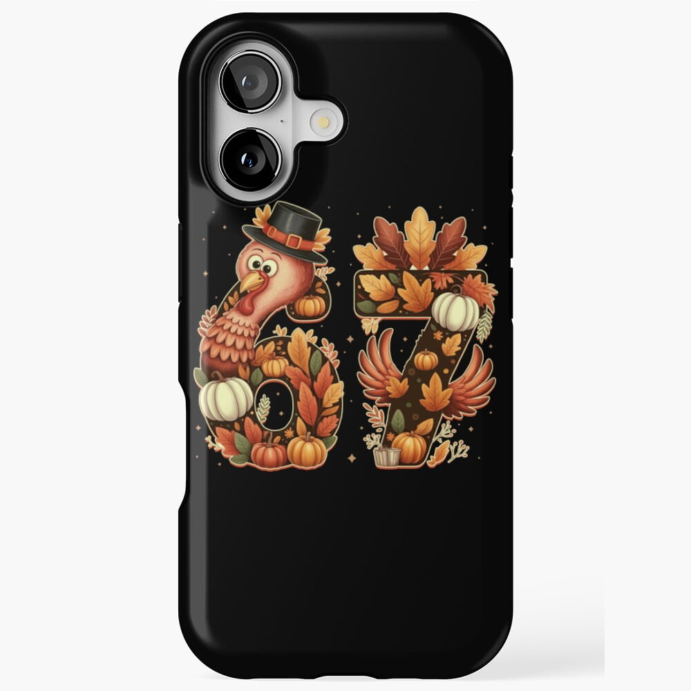 Cheerful 67 Meme Couple Matching Christmas Pajama Case for iPhone 17 ...