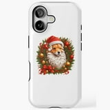 Cheerful Christmas Dog Sticker Pet Lover Case for iPhone 17 11 12 13 14 ...