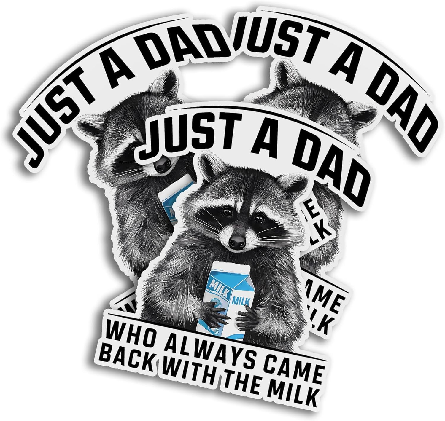 Cheerful Dad Skeleton Returning with Milk Just A Dad Who Always Came ...