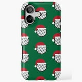 Cheerful Golf Ball Festive Holiday Design Case for iPhone 17 through 11 ...