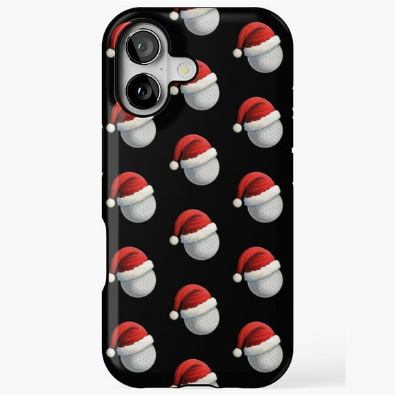 Cheerful Golf Player Holiday Ball Design Case for iPhone 17 16 15 14 13 ...