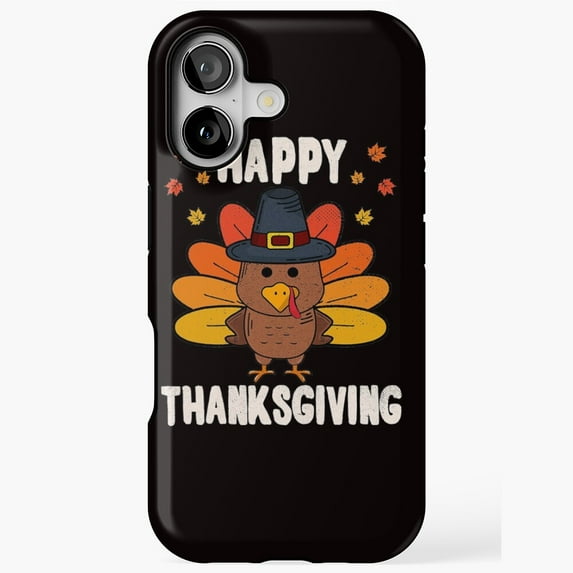 Cheerful Happy Thanksgiving Funny Fall Season Case for iPhone 17 ...