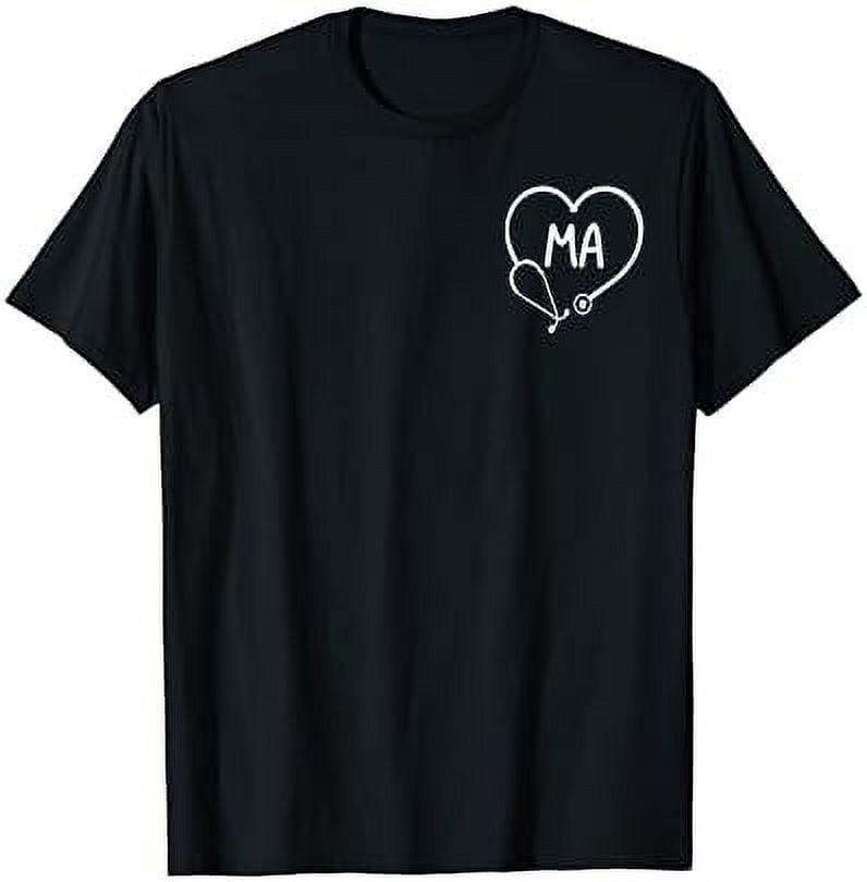 Cheerful Heart Design Medical Assistant T-Shirt for Nurses and Doctors ...