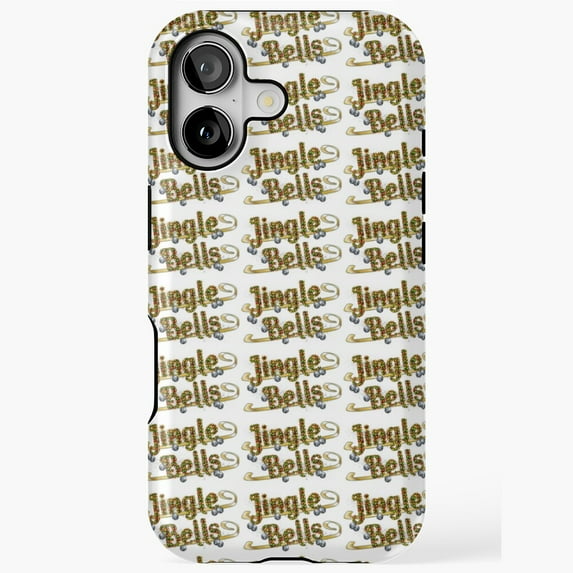 Cheerful Holiday Bells Christmas Celebration Design for iPhone 17 16 15 ...