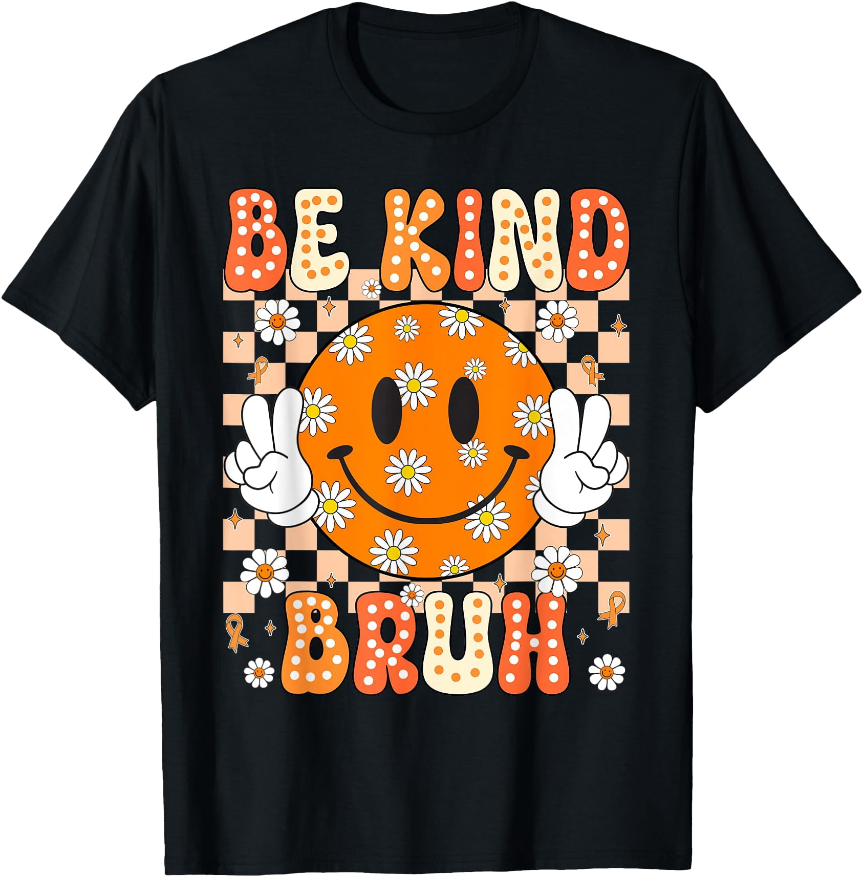 Cheerful Orange Smiley Face T-Shirt for Anti-Bullying Unity Day ...