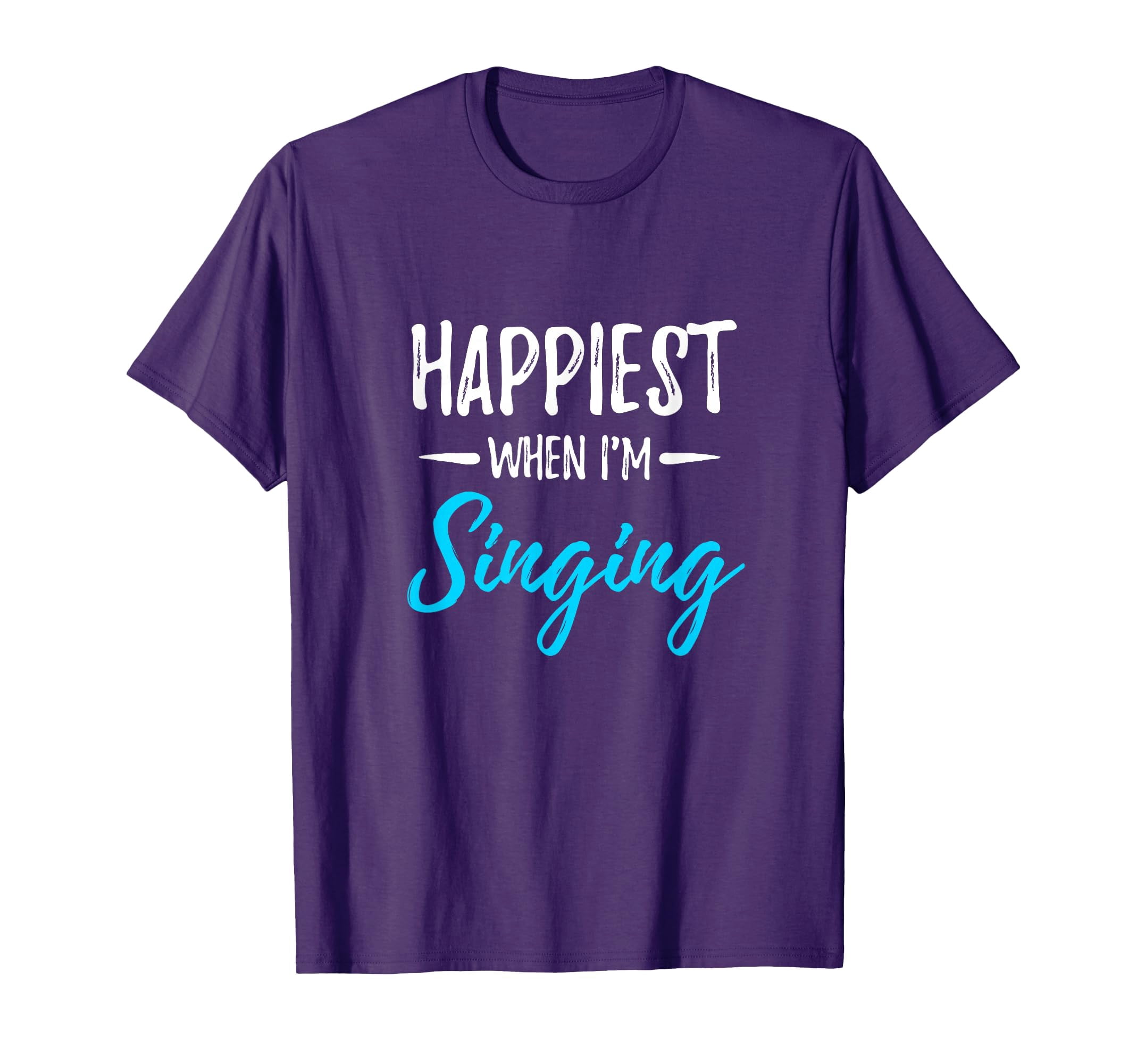 Cheerful Singing Message T-Shirt - Perfect Gift Idea for Music Lovers ...