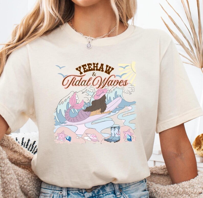 Cheerful Surfing T-Shirt, Summer Vibes Tee, Beach Lover Gift, Fun ...