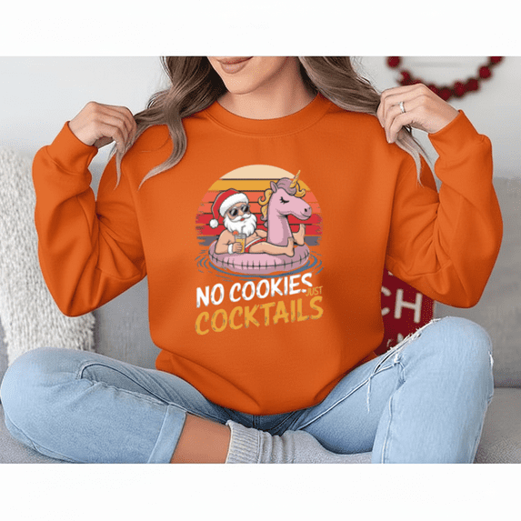 Cheerful Tropical Cocktails Summer Fun Holiday Party Humor Sweatshirt up to size 5XL - Walmart.com