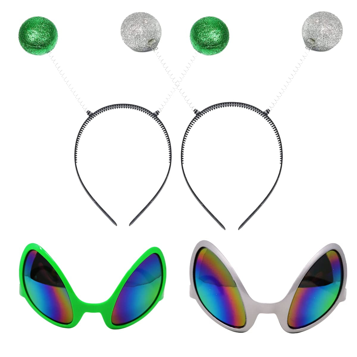 Cheerin Alien Headband Antenna with Glasses | Martian Alien Costume ...
