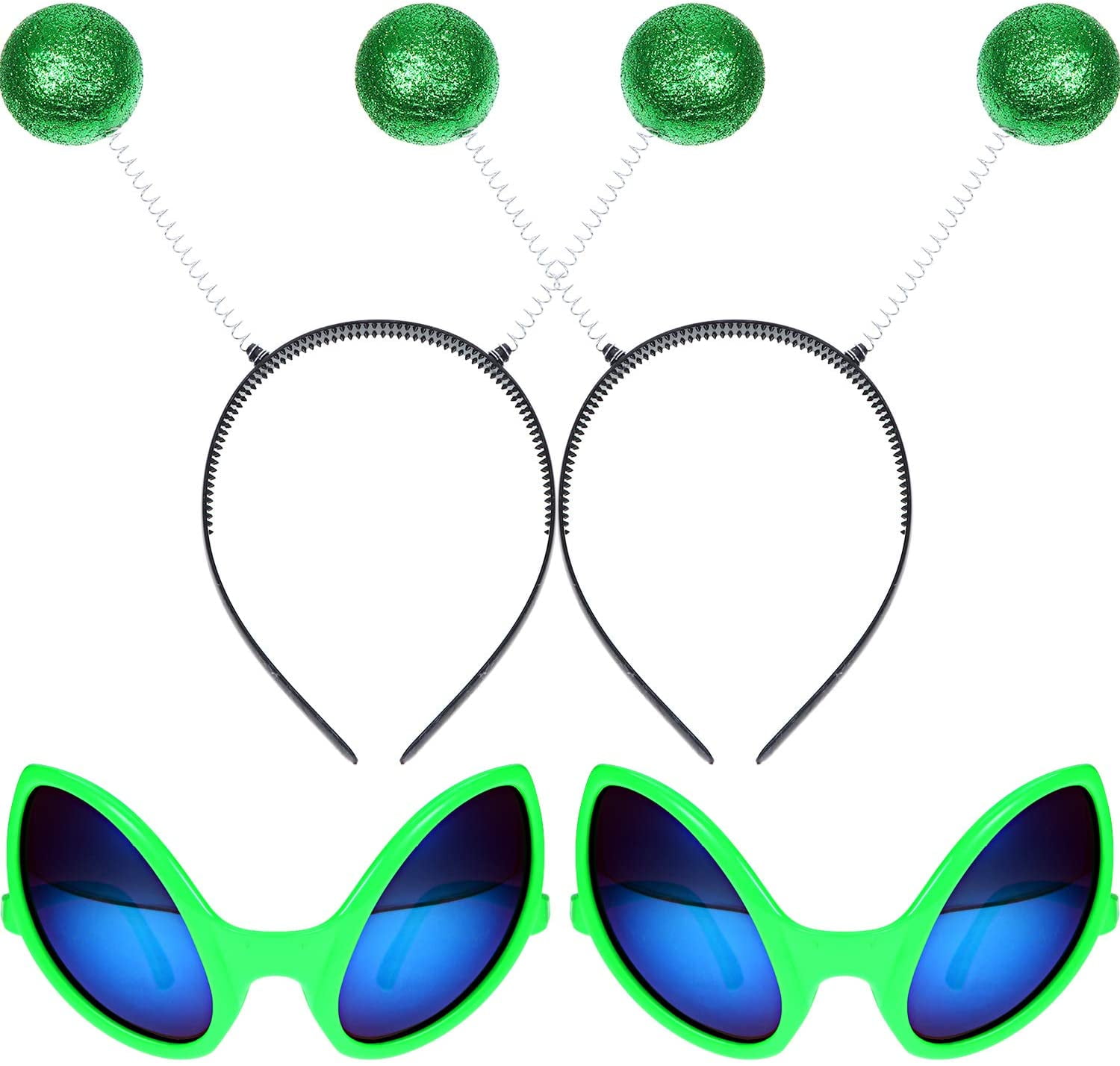 Cheerin Alien Headband & Glasses Set | Martian Costume Props | Party ...