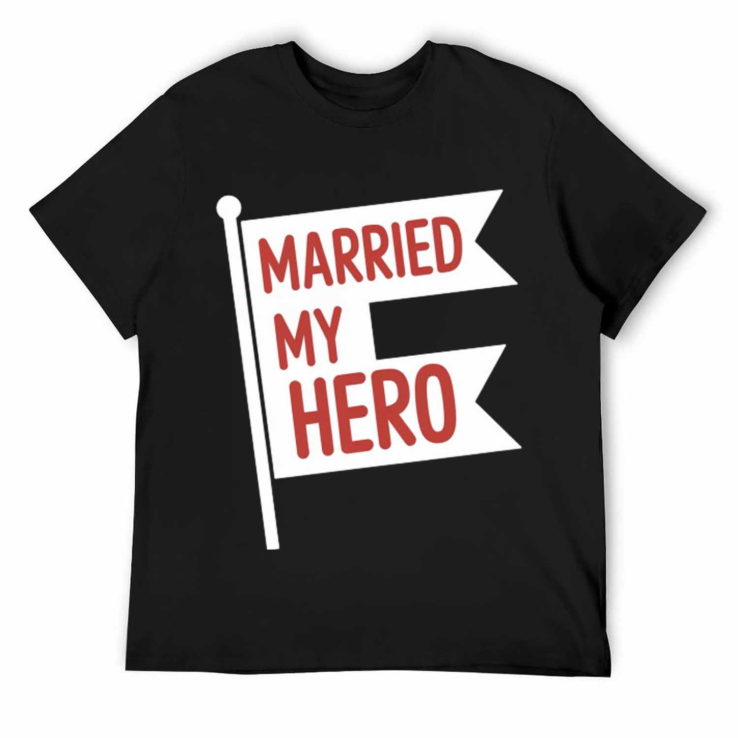 Cheering MARRIED MY HERO Cheerleading Leopard Heart Cheer Team T-Shirt ...