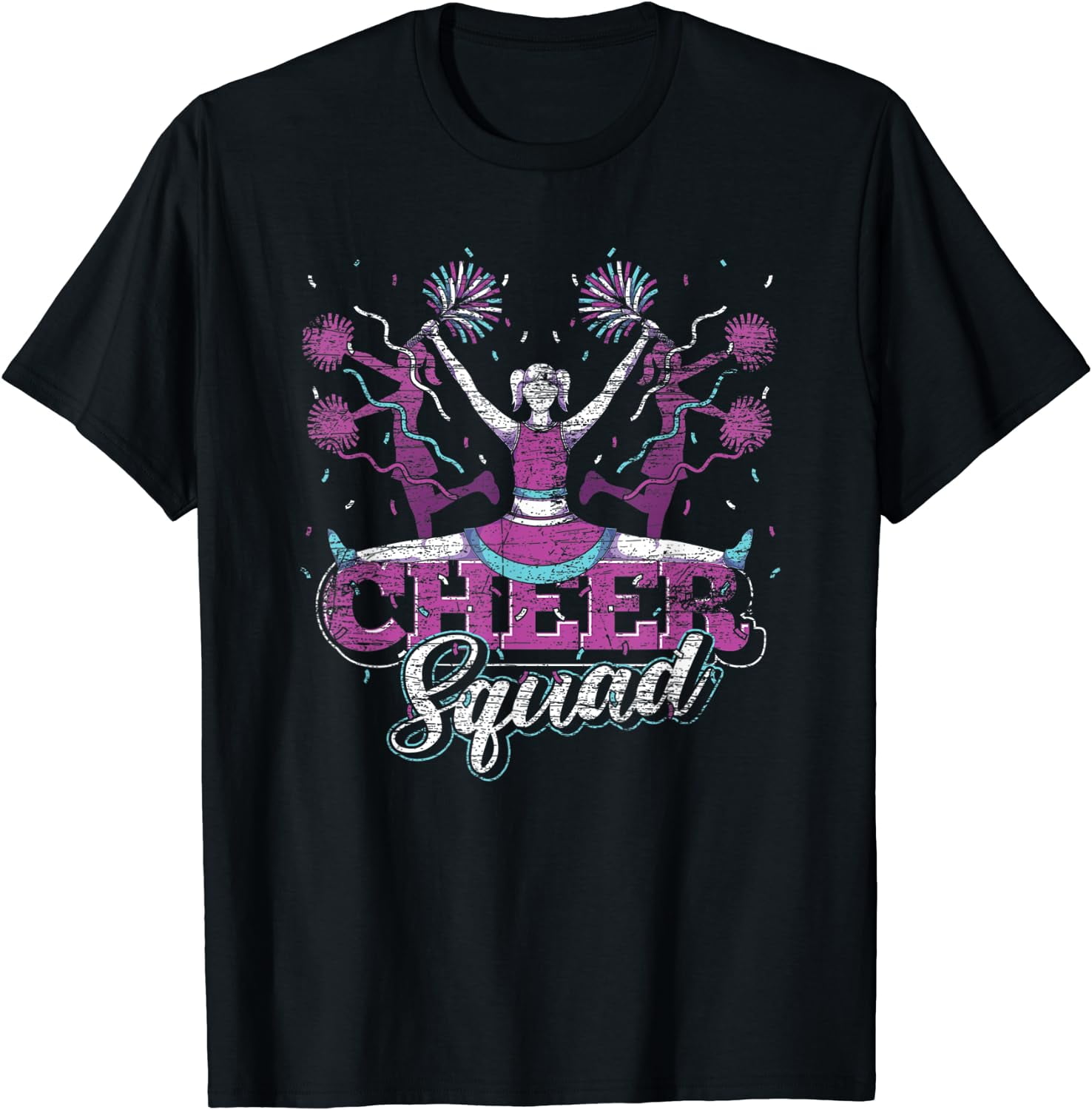 Cheering Practice Cheerleader Cheer Squad Cheerleading T-Shirt ...