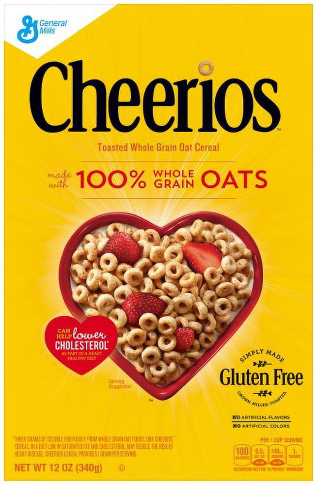 Cheerios Cereal 12 Oz. Box (Pack of 12) - Walmart.com