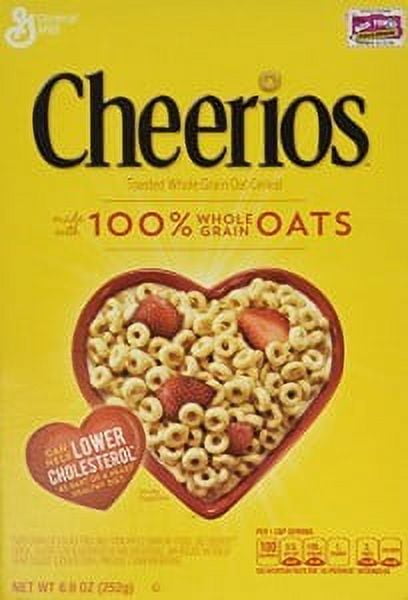 Cheerios Cereal Toasted Whole Grain- 8.9 Oz (Pack of 8) - Walmart.com