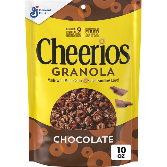 Cheerios, Granola, 10 oz, Chocolate flavor, Good Source of Fiber ...