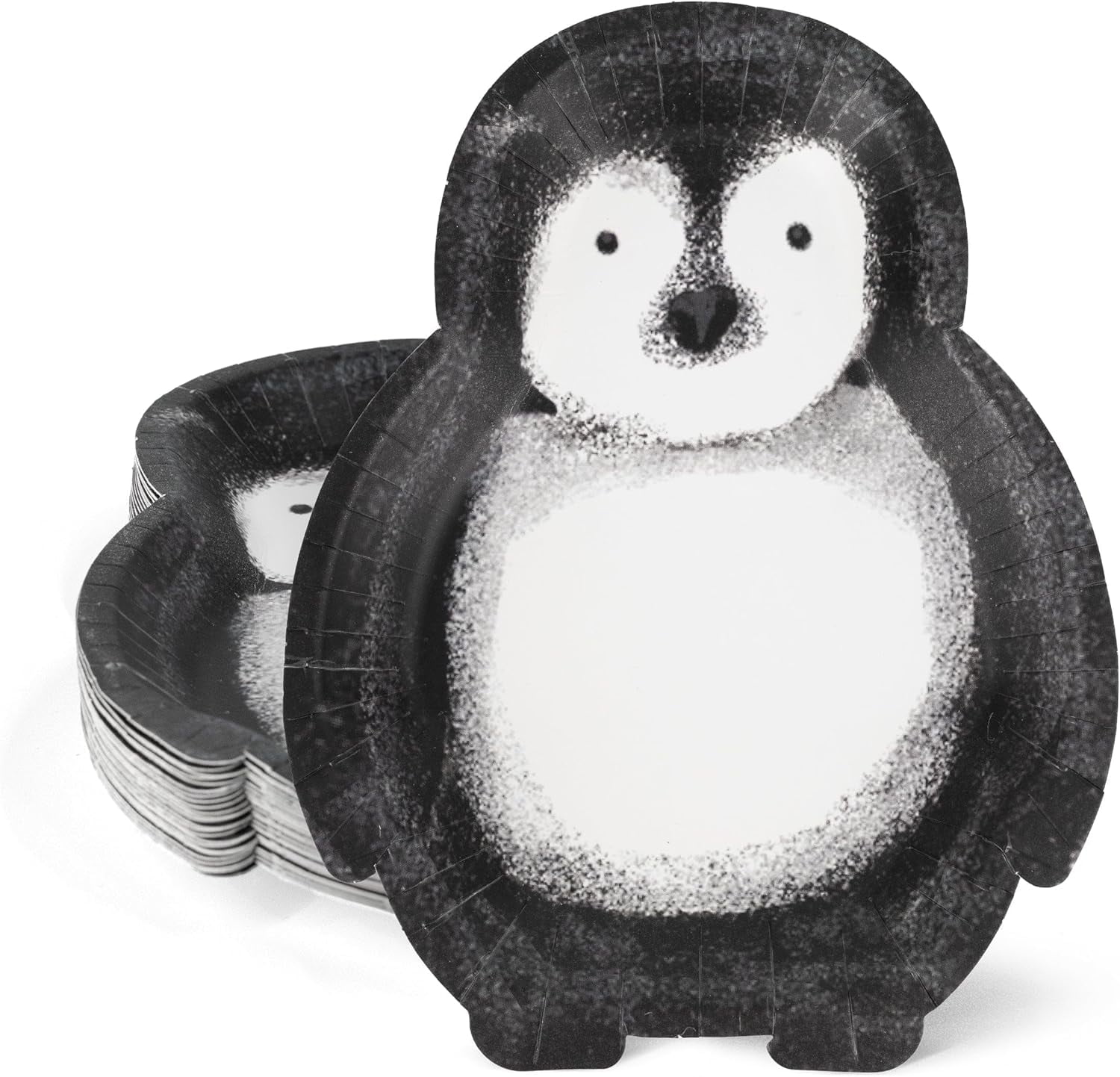 Penguin Paper Plates (20) - Colorful disposable - Walmart Business Supplies