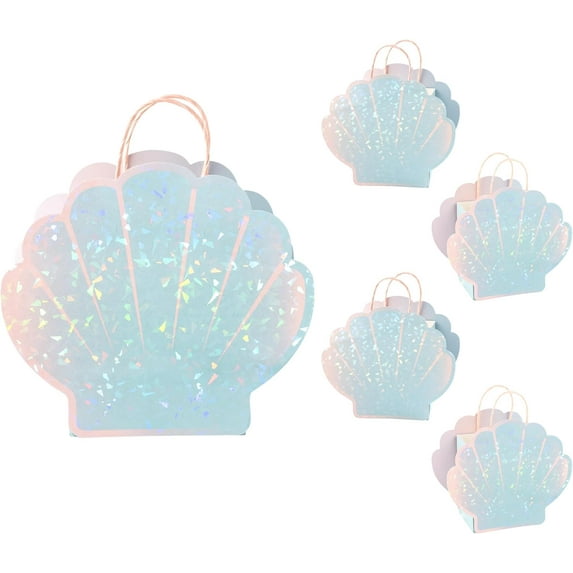 Cheerland 4 Pcs Seashell Party Favor Bag for Mermaid Birthday ...
