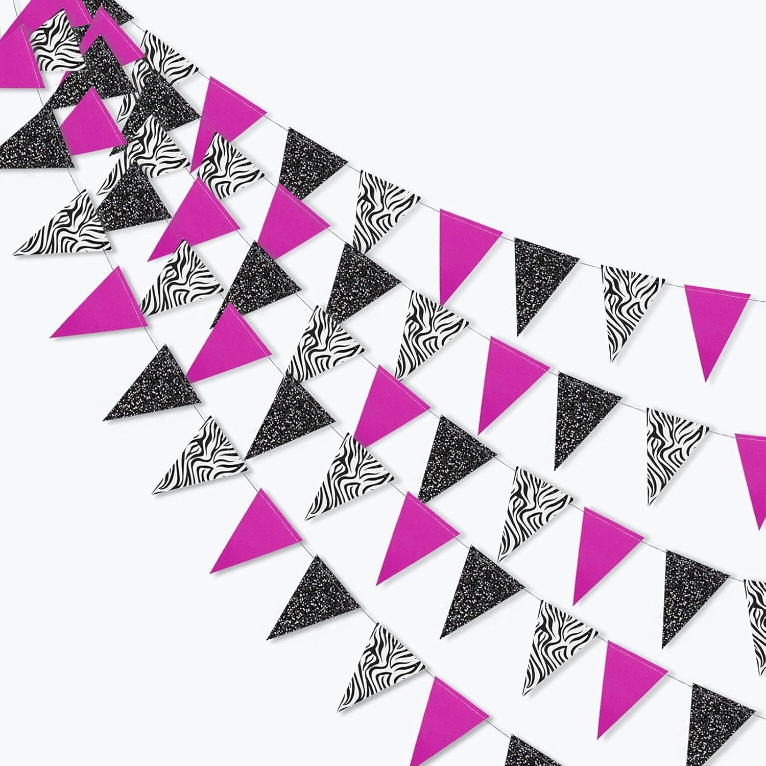 Cheerland African Animal Themed Party Decorations Triangle Pennant ...