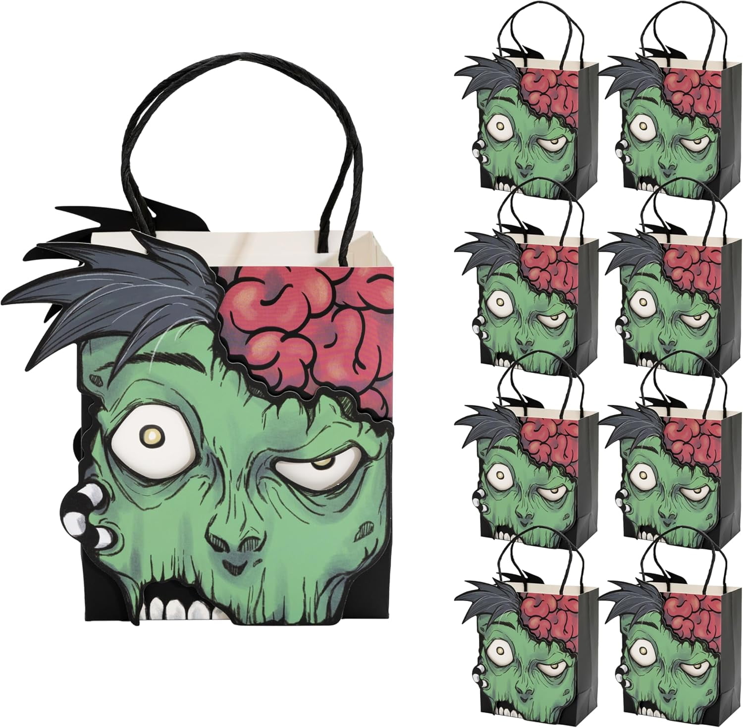 Cheerland Zombie Party Bags for Halloween and Monster Bash Spooky Ghoul ...