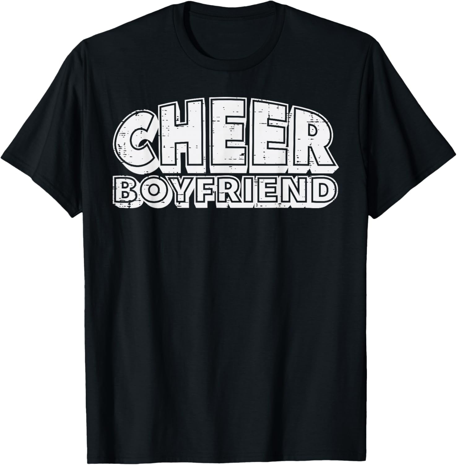Cheerleader Cheer Boyfriend Cheerleading Bf Men Teens T-Shirt Shirts ...