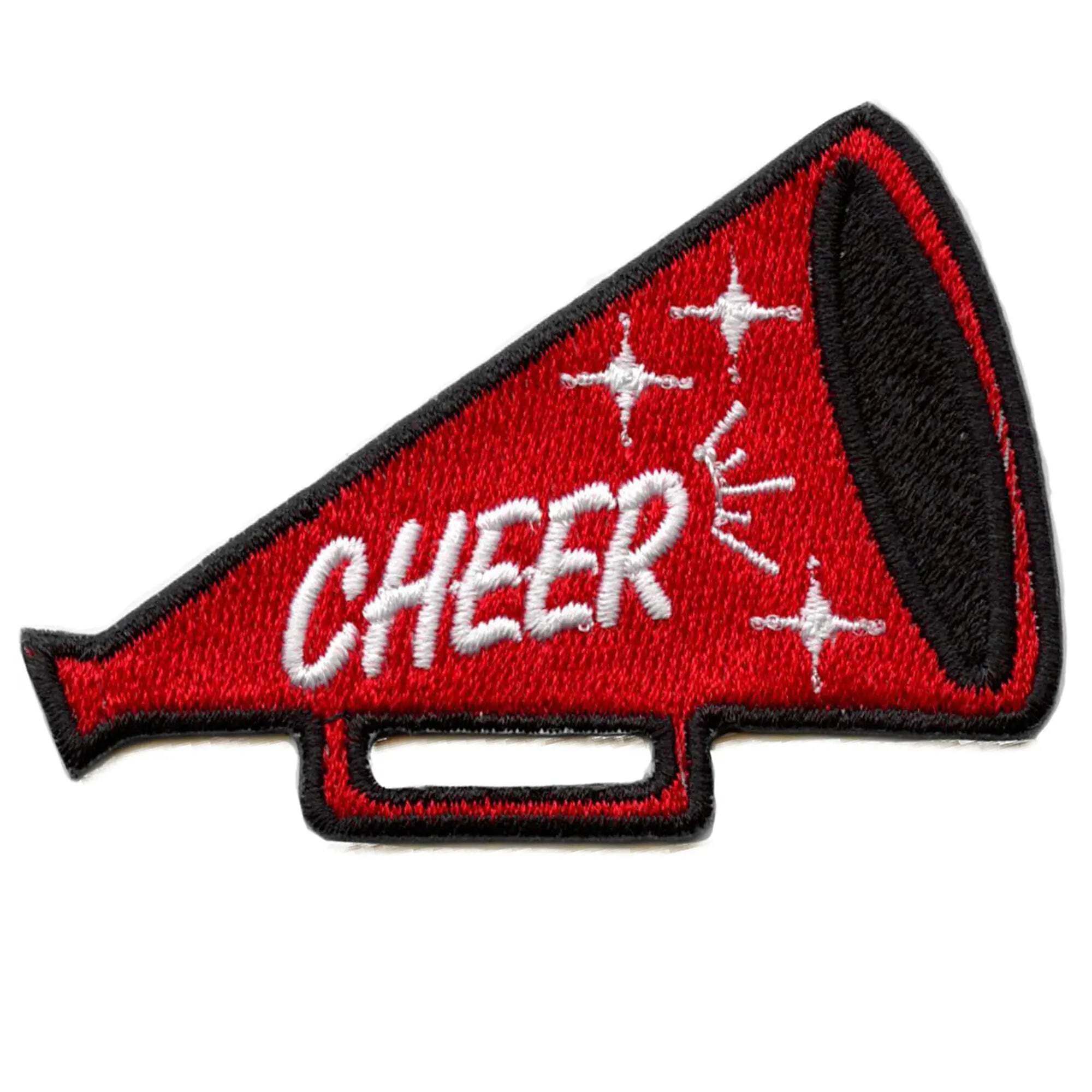 Cheerleader Cheer Megaphone Patch School Spirit Embroidered Iron On ...
