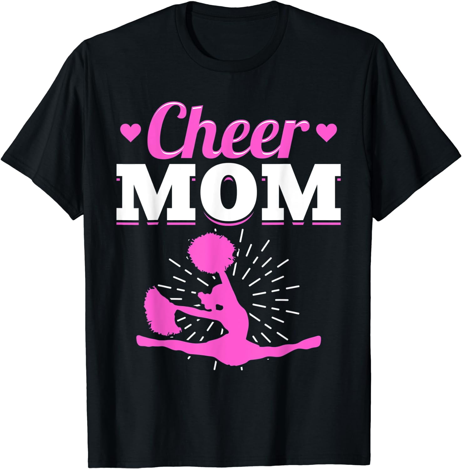 Cheerleader Cheerleading Cheer Mom T-Shirt - Walmart.com