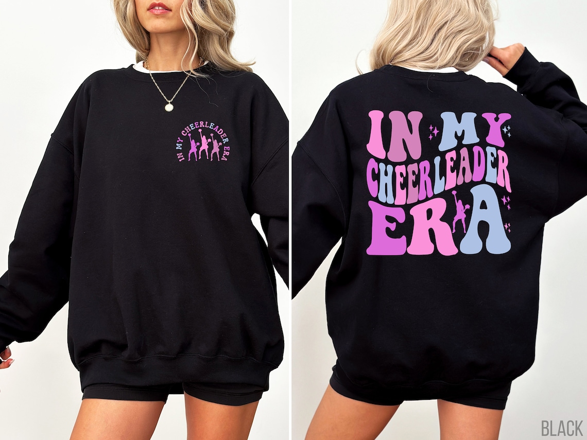 In My Cheerleader Era Sweatshirt, In My Cheer Era Sweater, Cute Cheer ...