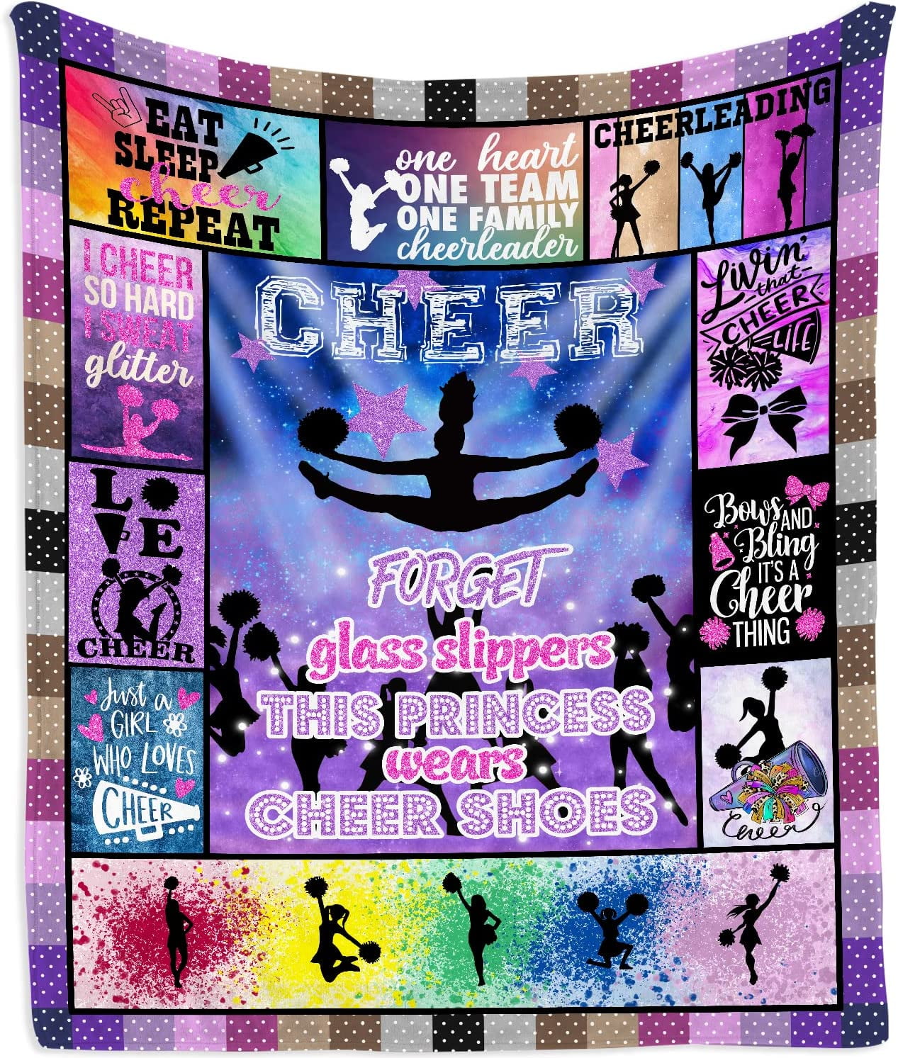 Cheerleader Gifts Blanket - Cheerleading Gifts for Girls - Cheer Gifts ...