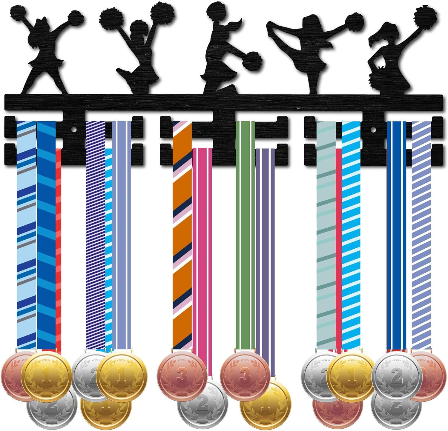 Cheerleader Medal Holder Display Cheerleading Medal Hanger Sports Rack ...