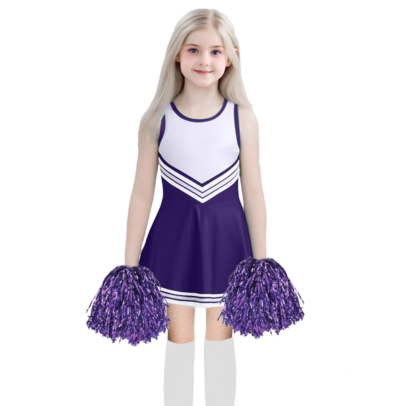 Cheerleader Outfit for Girls Kids Girls Cheerleading Team Student Role ...
