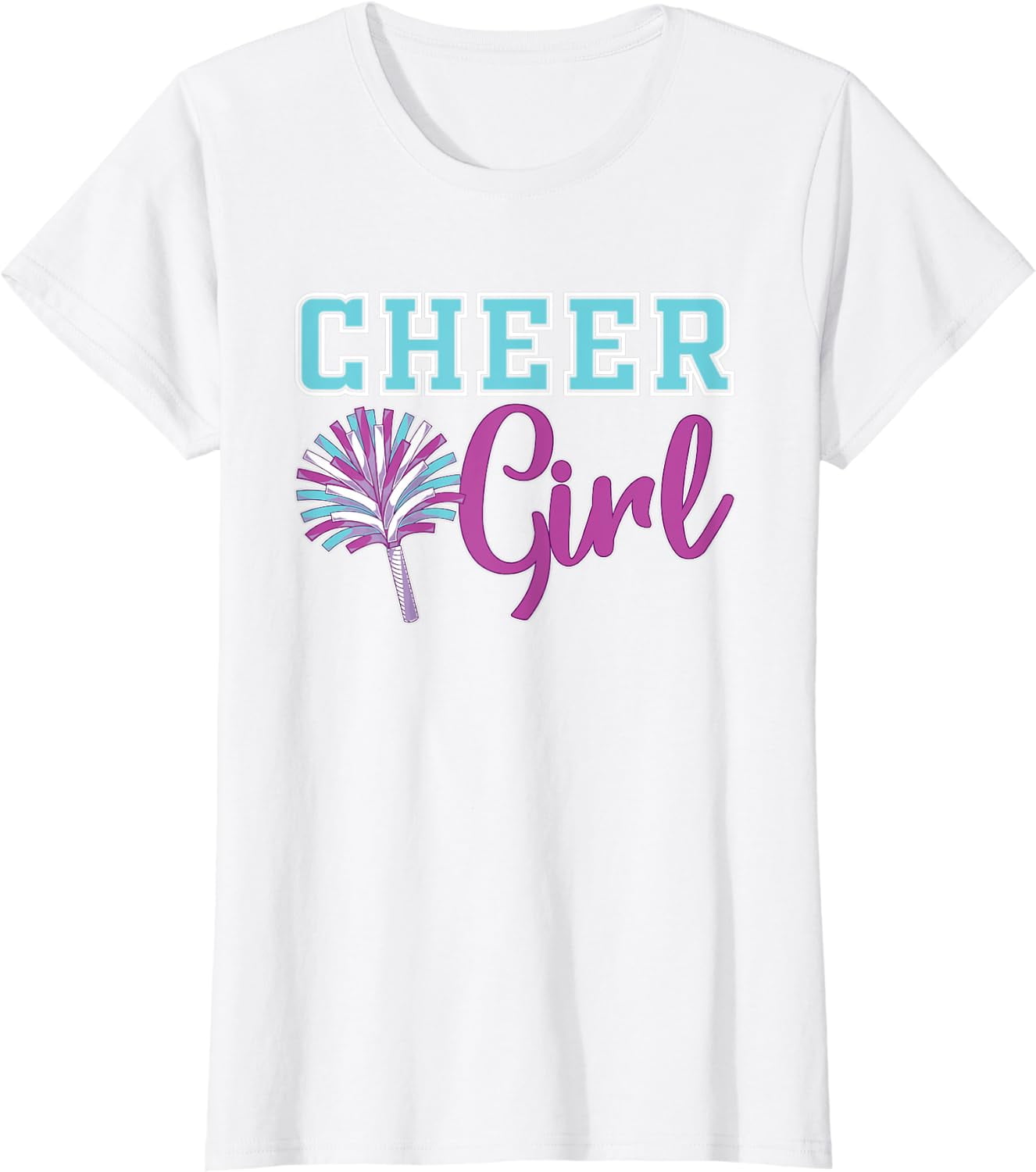 Cheerleader Practice Cheer Girl Women Cheering Cheerleading T-Shirt ...
