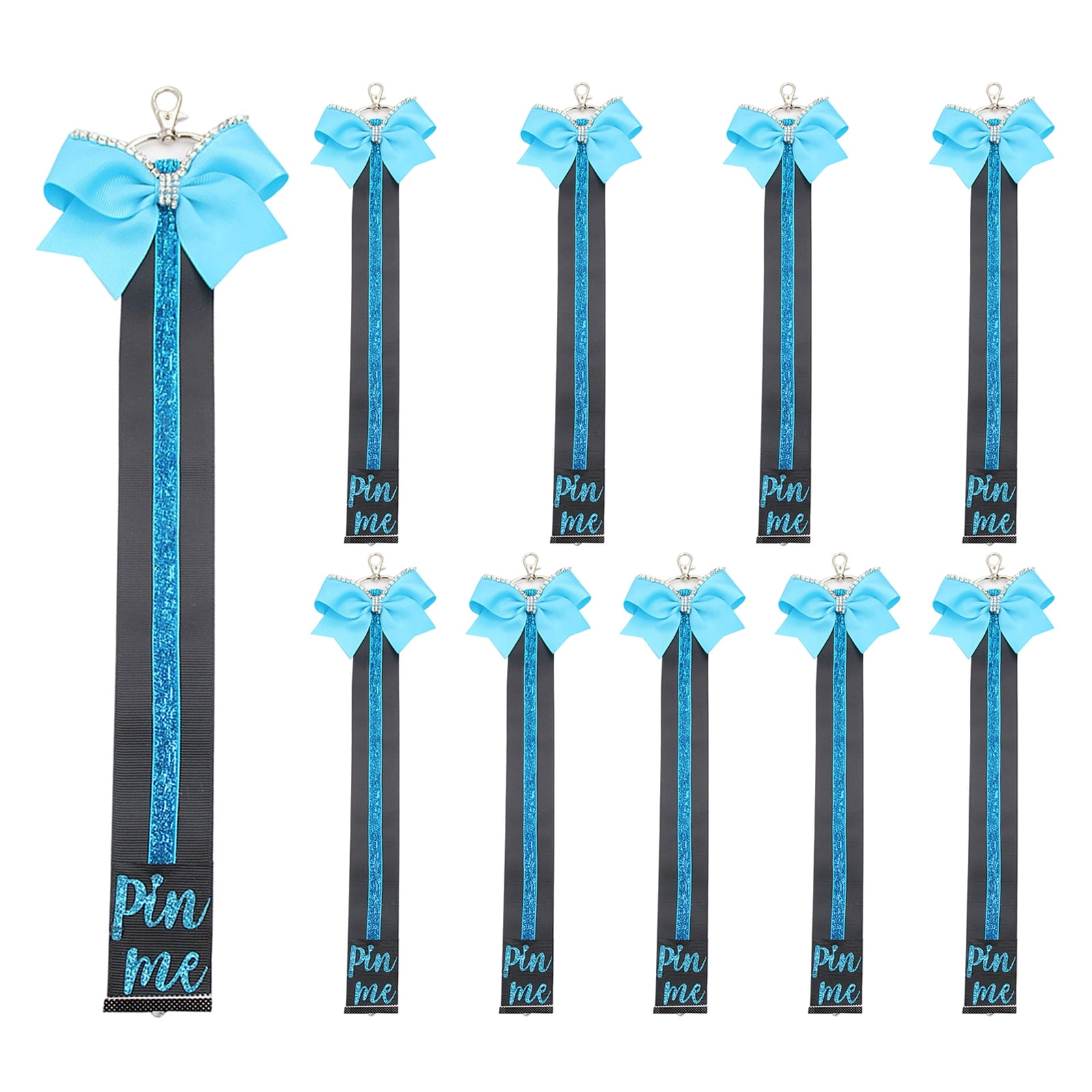 Cheerleader Ribbon Keychain with Glittering Letters for Team Bonding ...