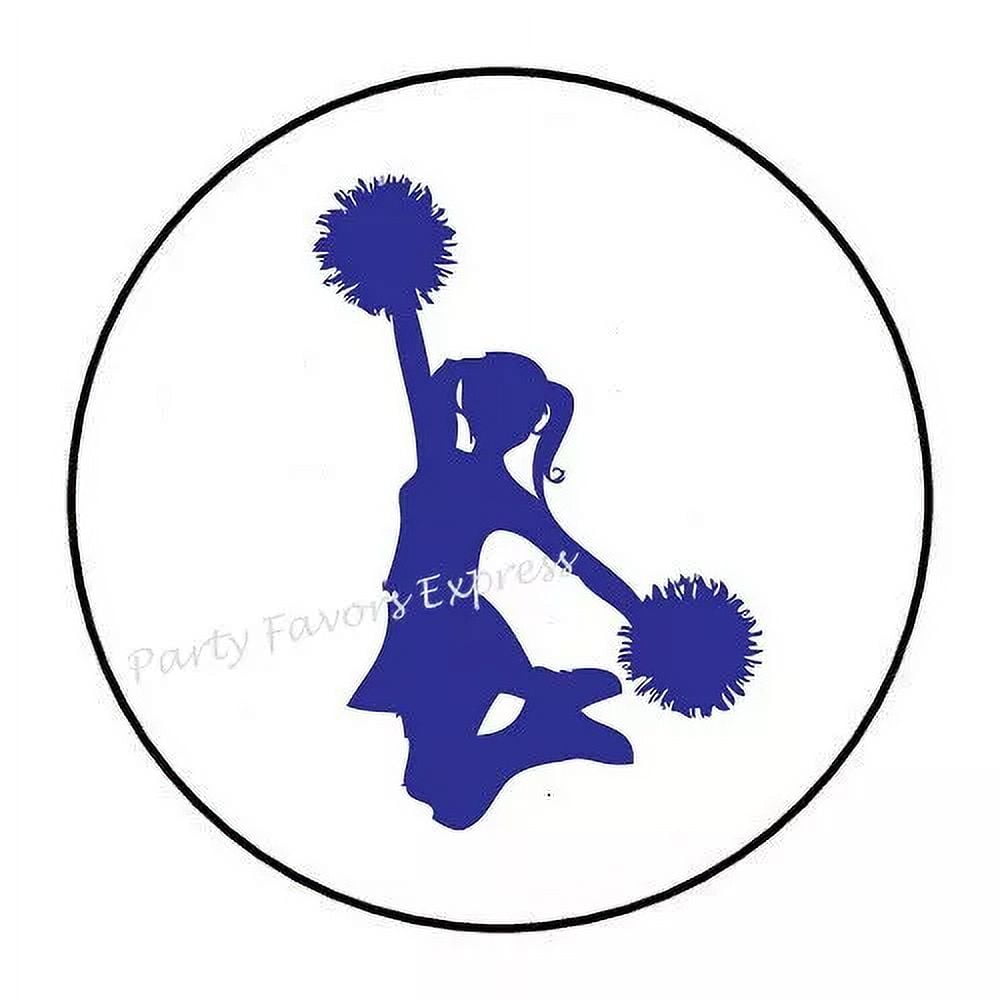 Cheerleader Stickers Favors -Available In Different Colors Phone Decal ...