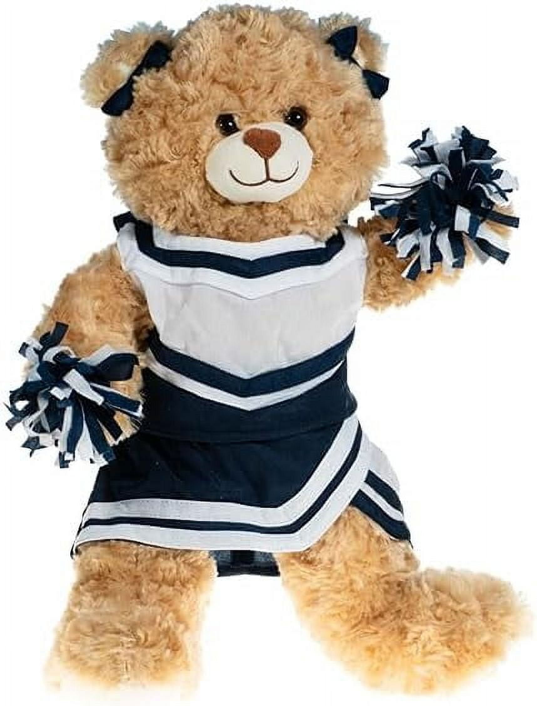 Cheerleader Taffy Bear Plush Toy – 16-Inch Soft and Cuddly Stuffed ...
