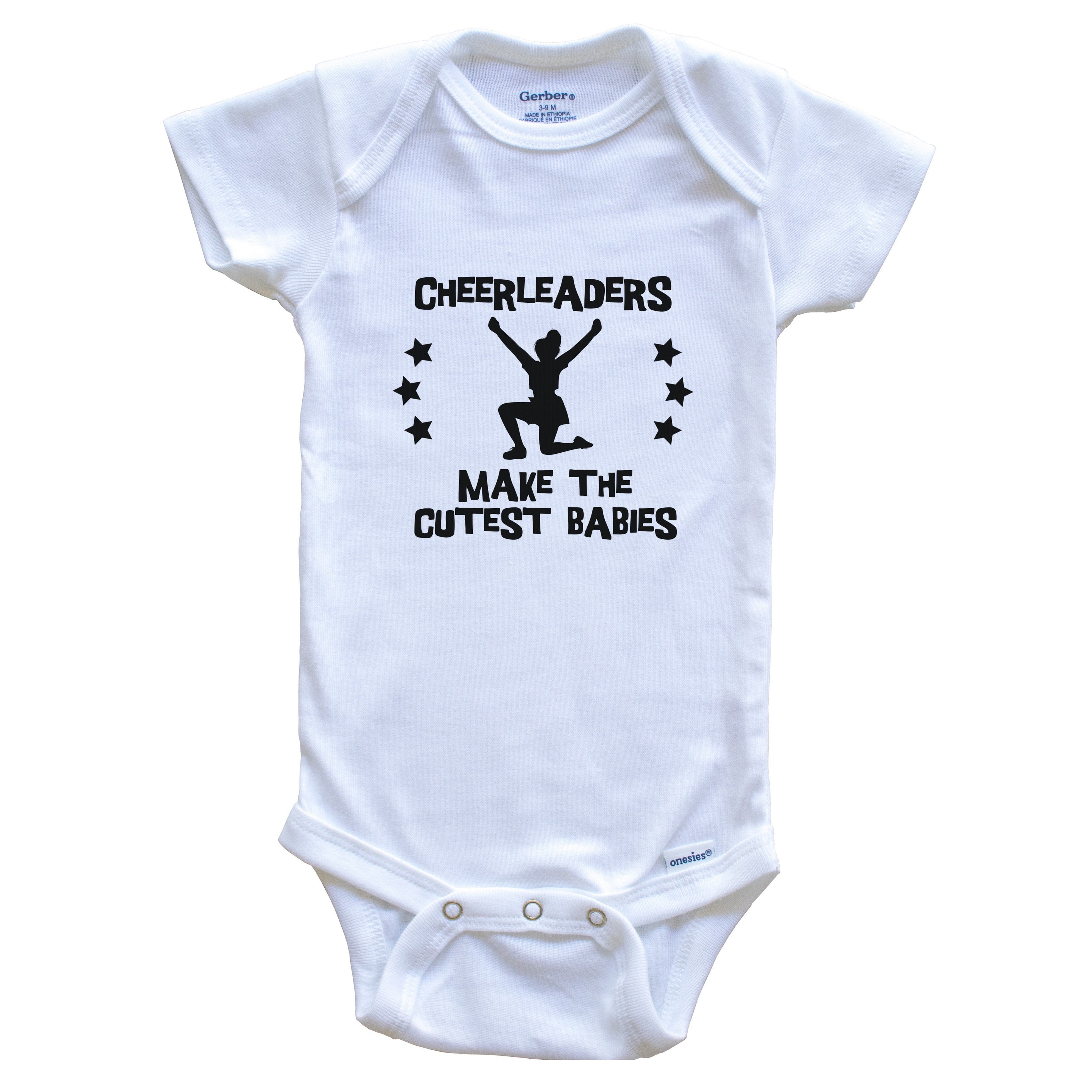 Cheerleaders Make the Cutest Babies Funny Cheerleading Baby Bodysuit, 0 ...