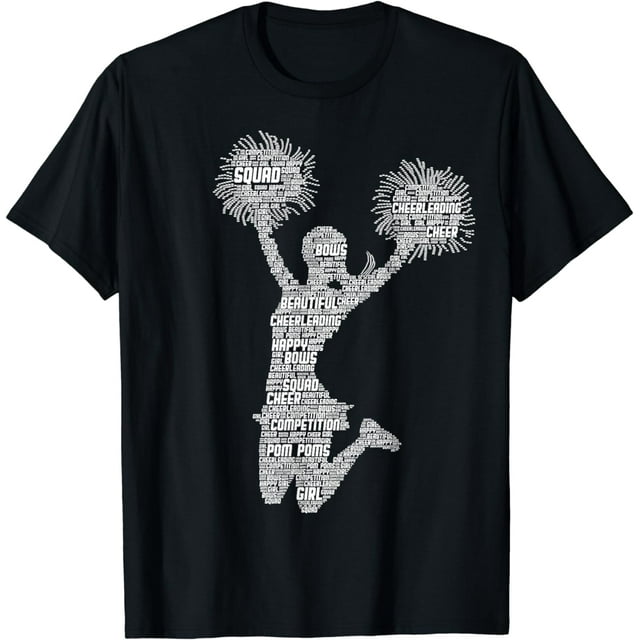 Cheerleading Cheerleader Cheer Girl Youth Squad Team T-Shirt - Walmart.com