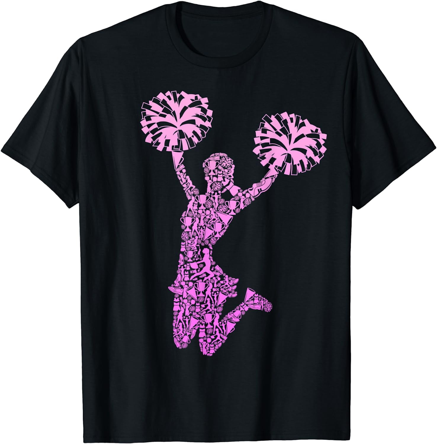 Cheerleading Cheerleader Cheer Girl Youth Team Squad T-Shirt - Walmart.com
