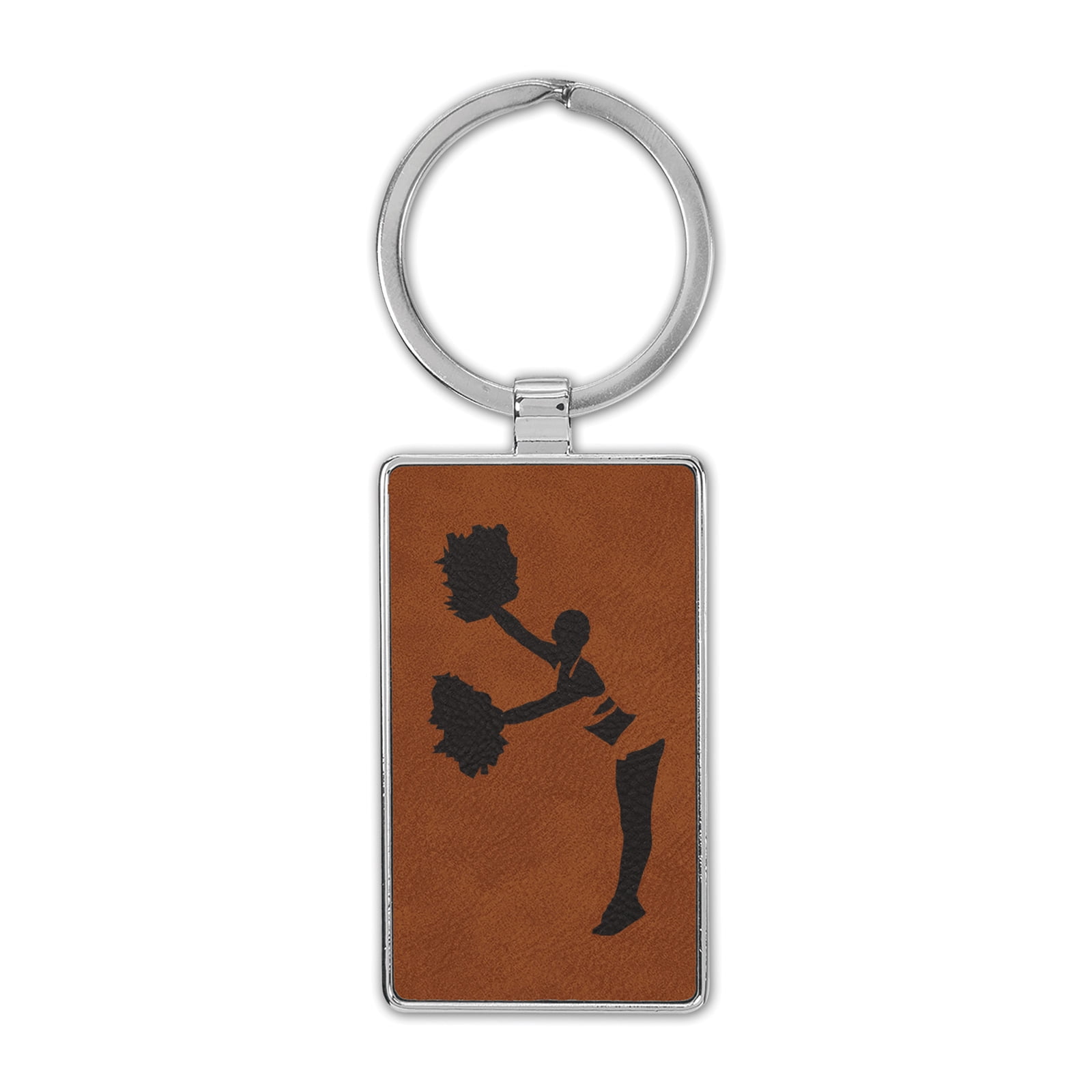 Cheerleading Cheerleader Premium Leatherette Keychain #1 cheer ...
