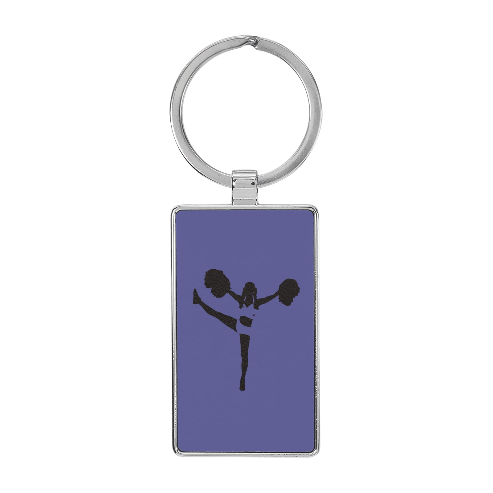 Cheerleading Cheerleader V2 Premium Leatherette Keychain #2 cheer ...