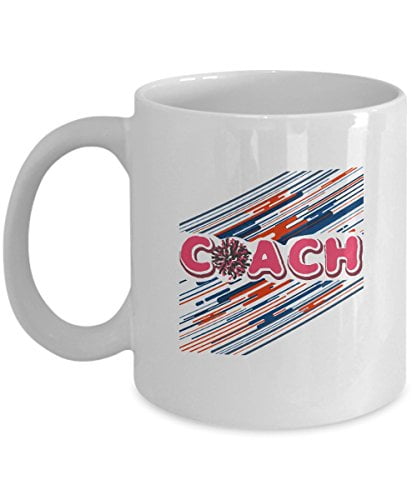 Cheerleading Coach Mugs - Gift for Trainer - 11 oz Ceramic Coffee Cup ...