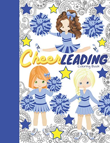 Pre-Owned Cheerleading Coloring Book: Cheerleader Coloring Book ...